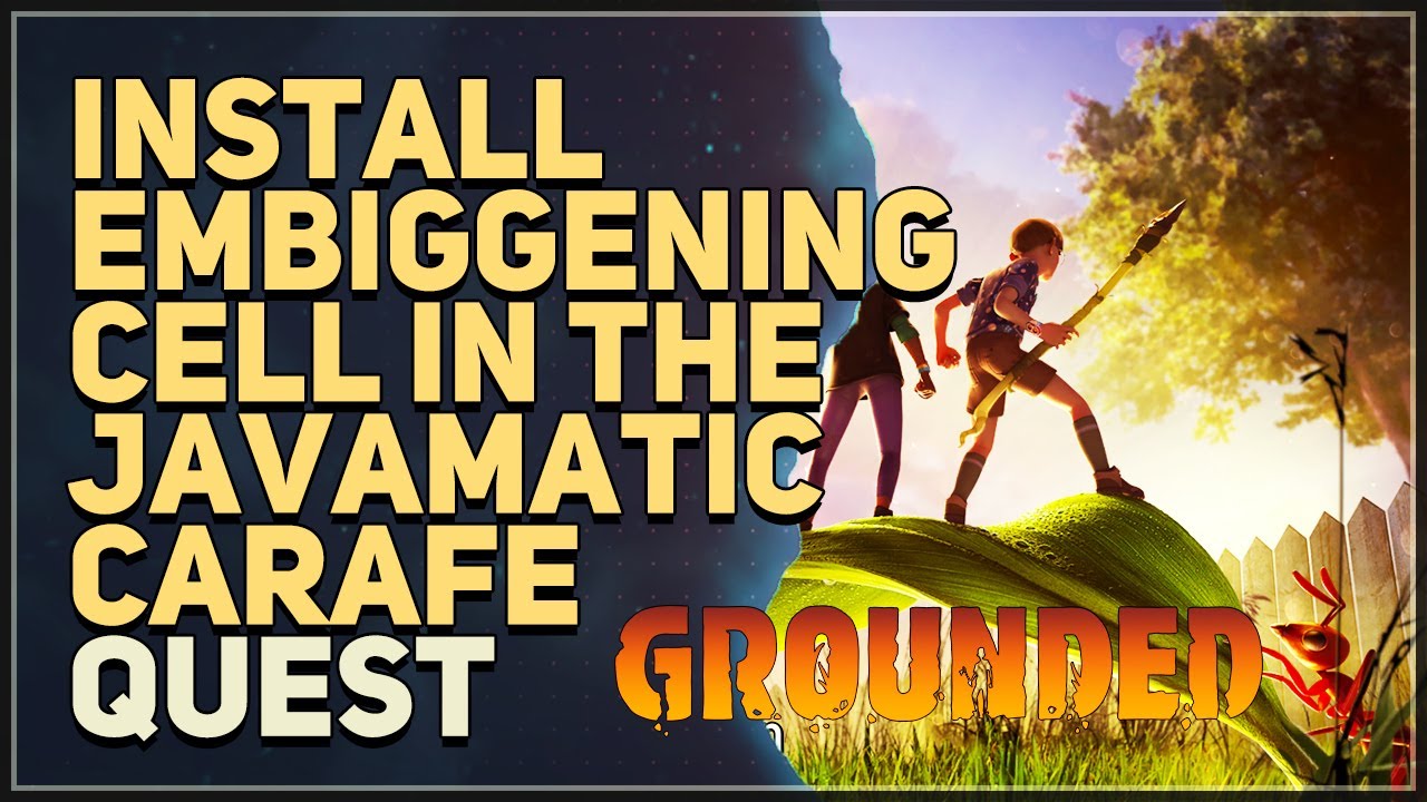 Install Embiggening Cell in the JavaMatic carafe Grounded - YouTube