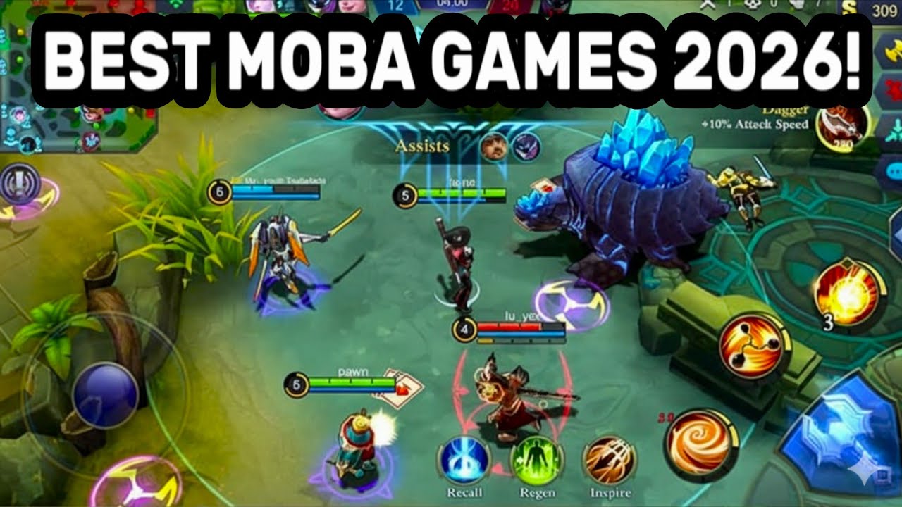 TOP 10 BEST MOBA GAMES FOR ANDROID 2026! | BEST ANDROID GAMES - YouTube