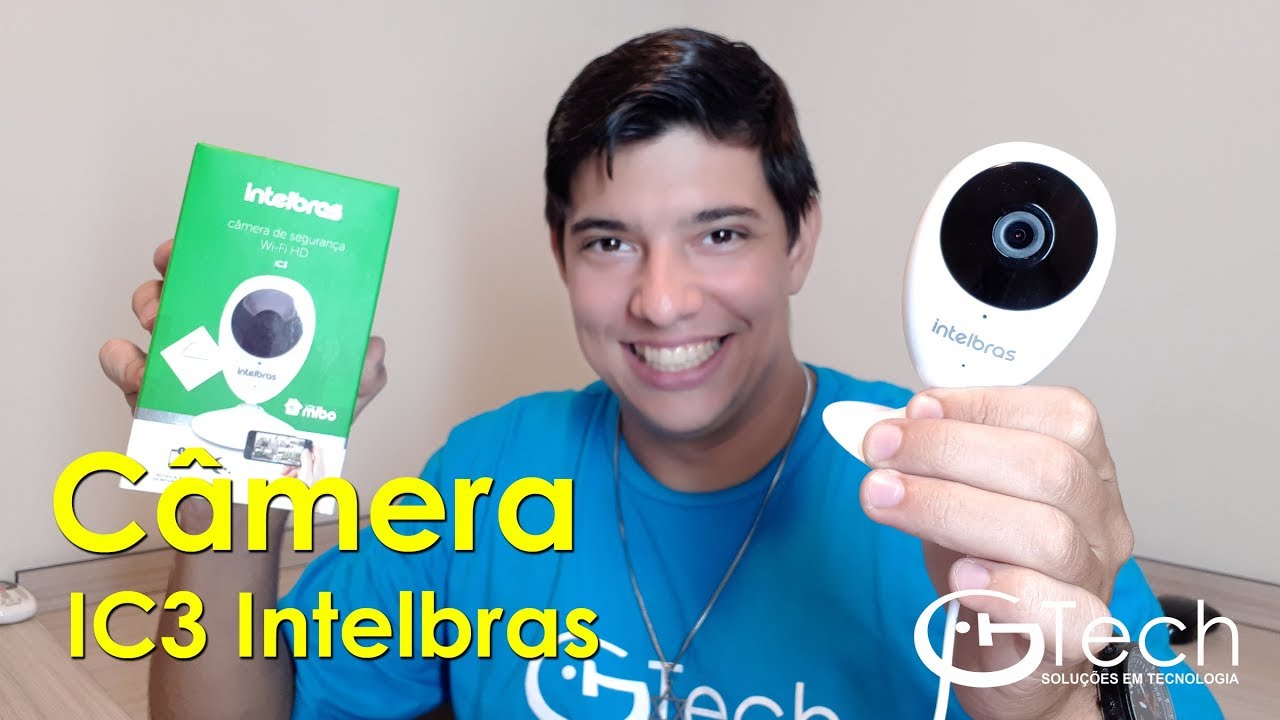 CFTV | Instalação Câmera IC3 Intelbras - YouTube