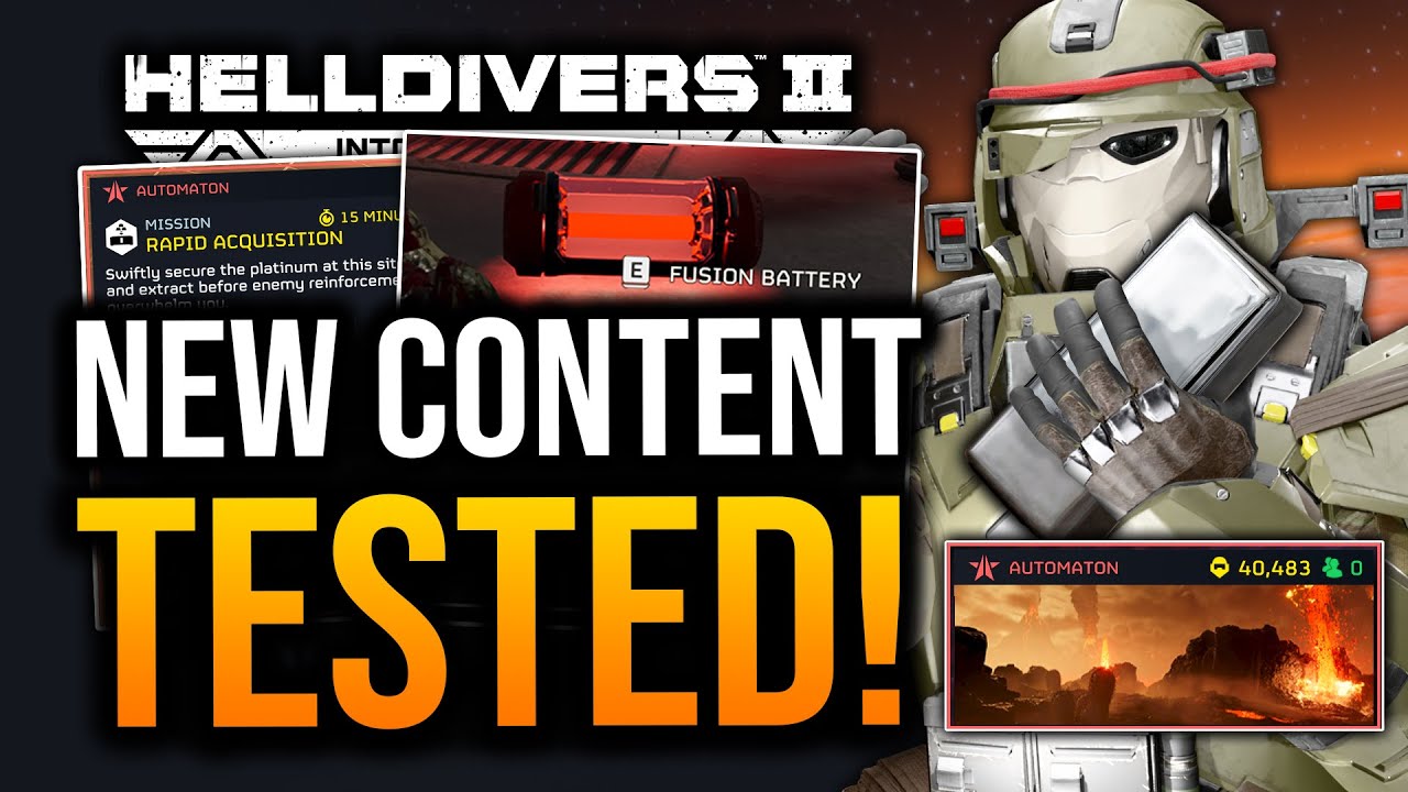 Helldivers 2 - New Lava Biome, Missions & Major! - YouTube