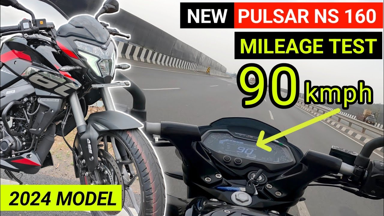 NS160 New Model 2024 Mileage Test | New Pulsar NS160 Mileage Test ...