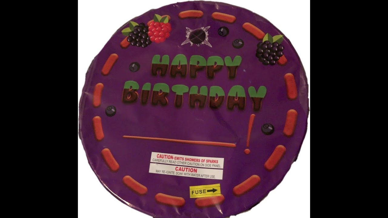 HAPPY BIRTHDAY FOUNTAIN - PLANET X FIREWORKS - YouTube