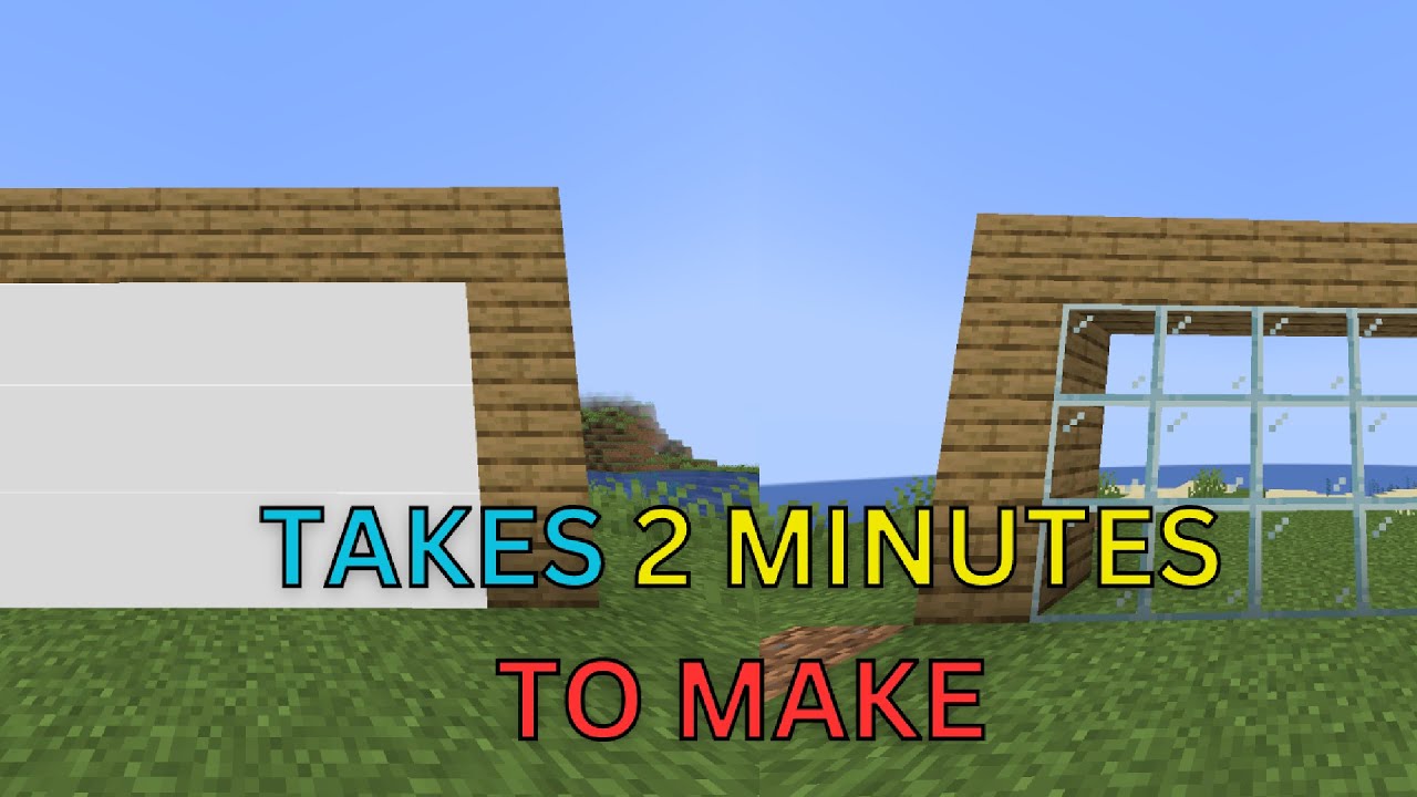 How to make one way glass in Minecraft #minecraft #gaming #tutorial ...