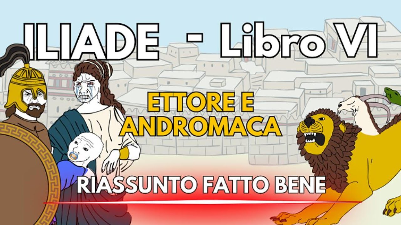 ILIADE (Libro VI): L’incontro tra Ettore e Andromaca - RIASSUNTO FATTO ...