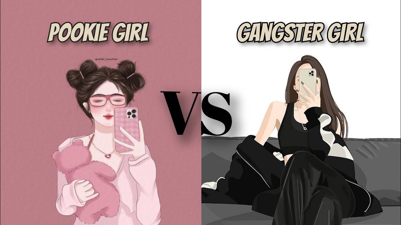 POOKIE GIRL 💞 VS GANGSTER GIRL 🌠|| Trend 2025 || @Sadafnoor465 - YouTube