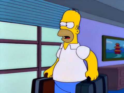 The Simpsons - Japan, Homer walks through doors - YouTube