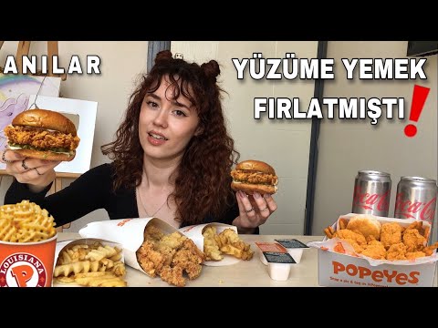 ESKİ SEVGİLİLERİMİZİN YAPTIĞI VE BİZİM AFFETTİĞİMİZ ŞEYLER | POPEYES MUKBANG