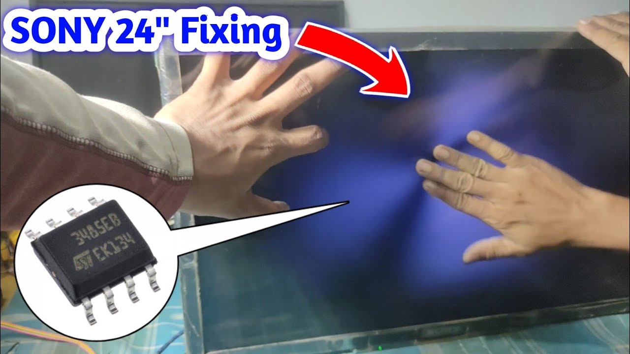 24 Inch Sony TV Panel Supply Voltage Drop fixing Chip Level repairing ...
