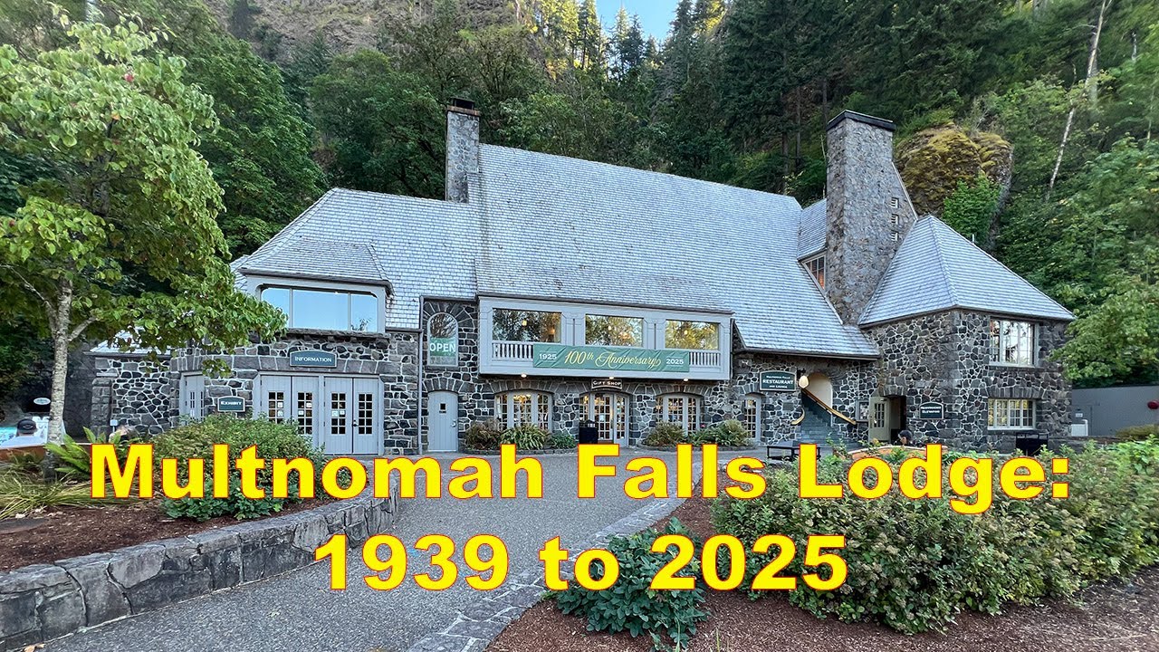 Multnomah Falls Lodge 1939 to 2025 - YouTube