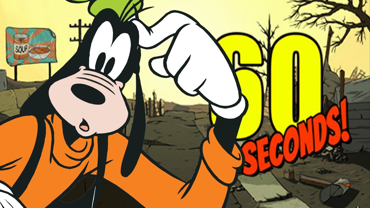 GOOFY SOBREVIVIENDO A UNA BOMBA NUCLEAR 60 SECONDS - YouTube