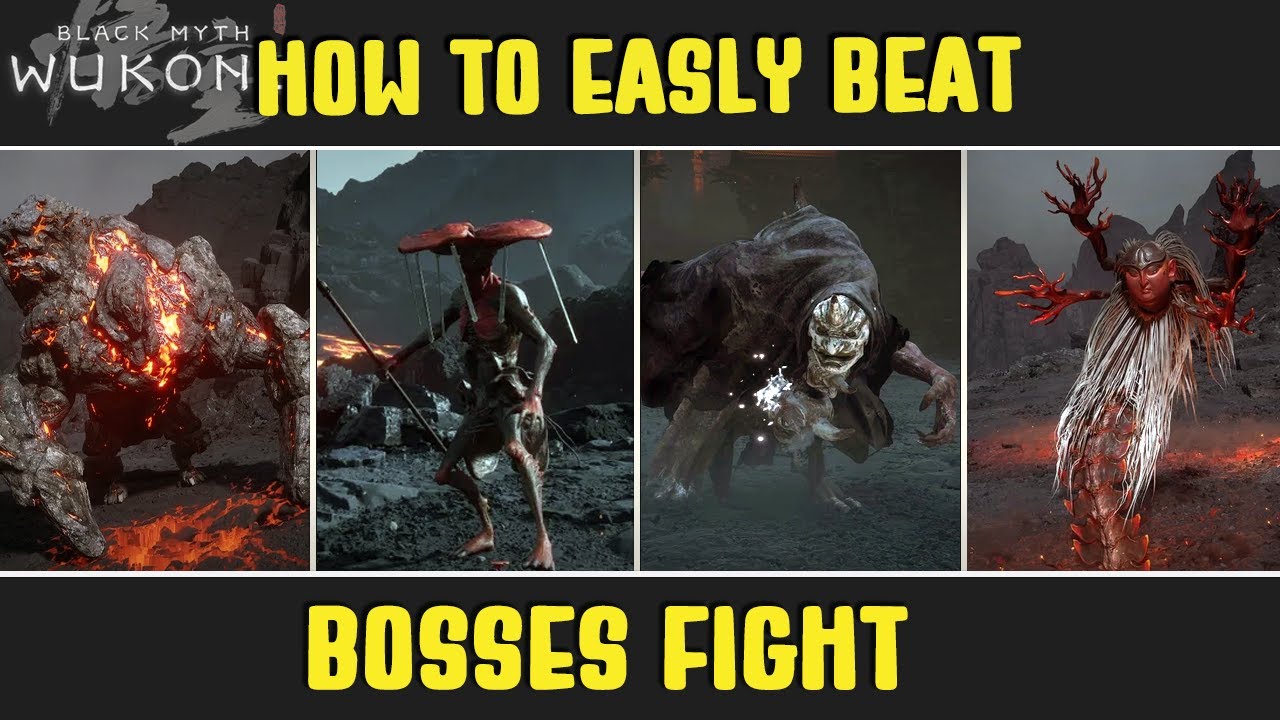 How To Beat Chapter 5 Bosses EASY GUIDE | Black myth Wukong | Flaming ...