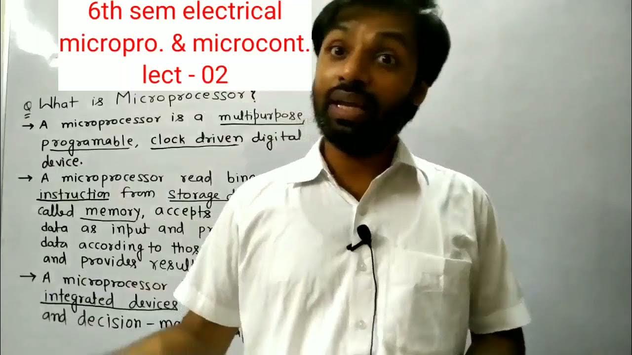 6th sem electrical microprocessor & microcontroller lect -02 - YouTube