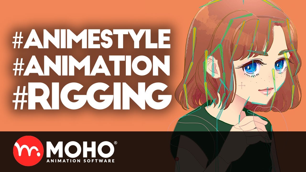 Anime style character animated in Moho by Yamada Momoko - YouTube