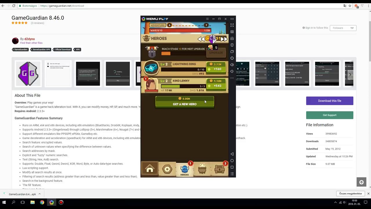 Almost A Hero- Speed hack with gameguardian 2018 [NO SURVEY] - YouTube