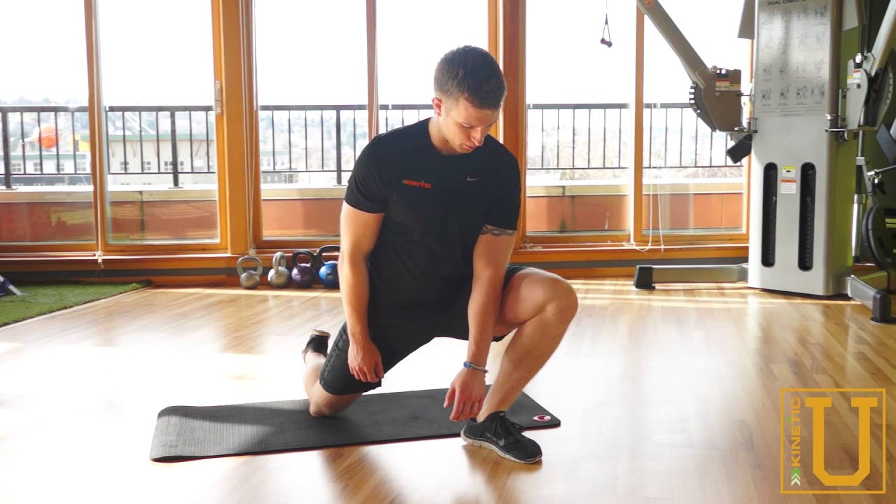 Half Kneeling Ankle Mobility - Kinetic U Exercise Series - YouTube