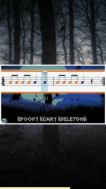 Spooky Scary Rhythm Play Along - YouTube