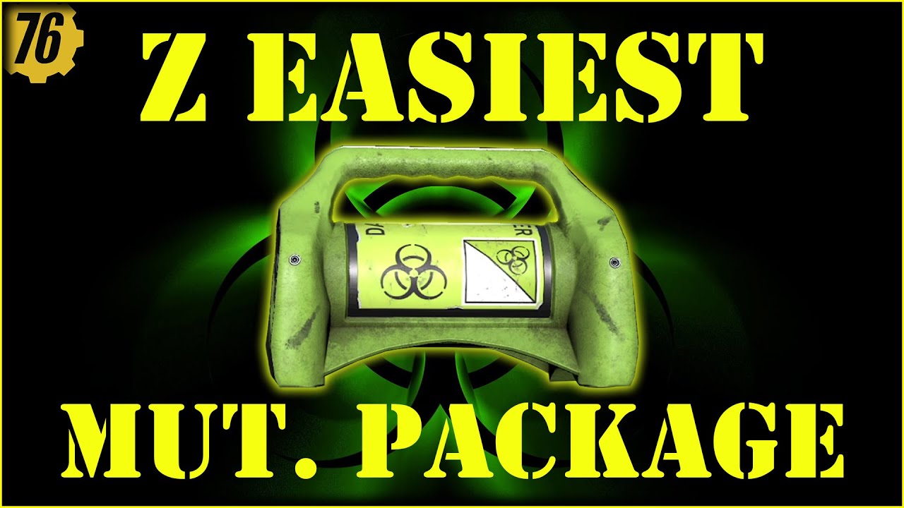 Fallout 76 PTS - The Easiest Way to Get a Mutated Package (from Mutated ...