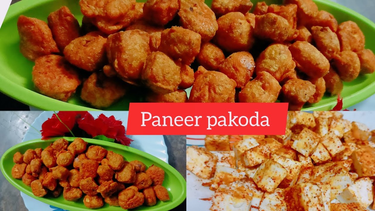 PANEER PAKODA/Paneer pakoda recipe/Paneer recipe 😋😋 - YouTube