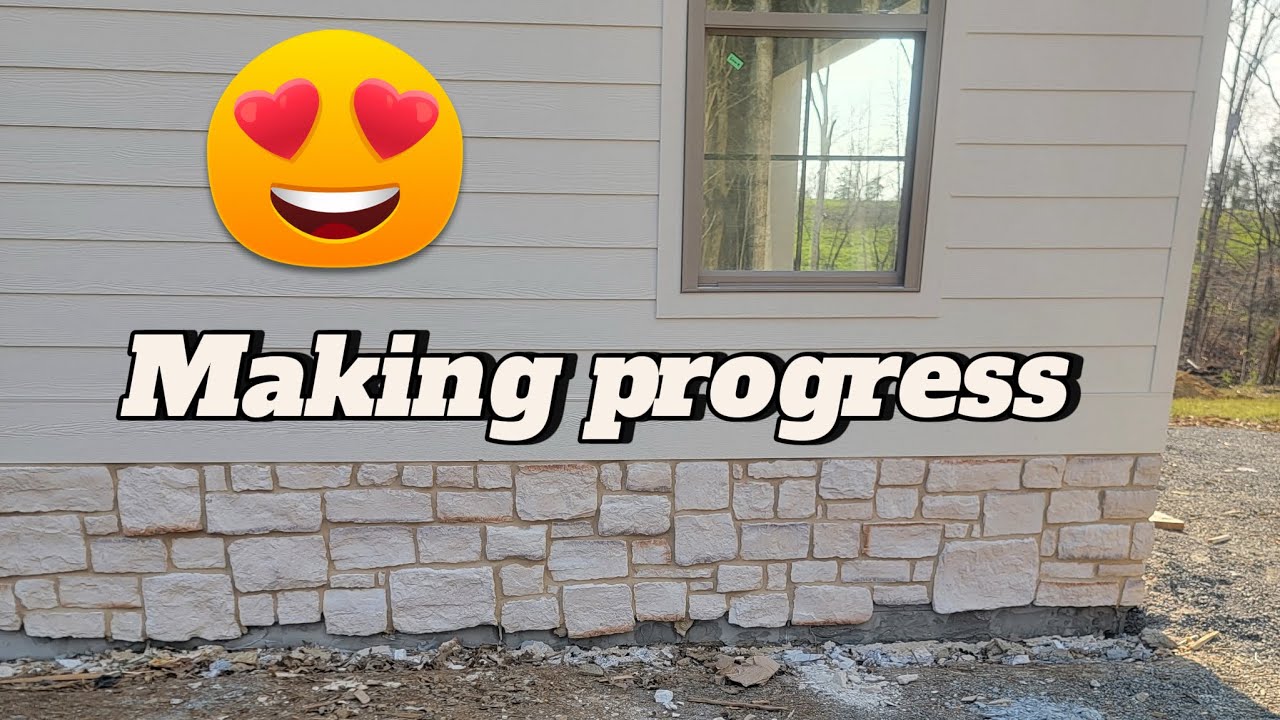 Farmhouse Update | Mortar and Stone Progress - YouTube