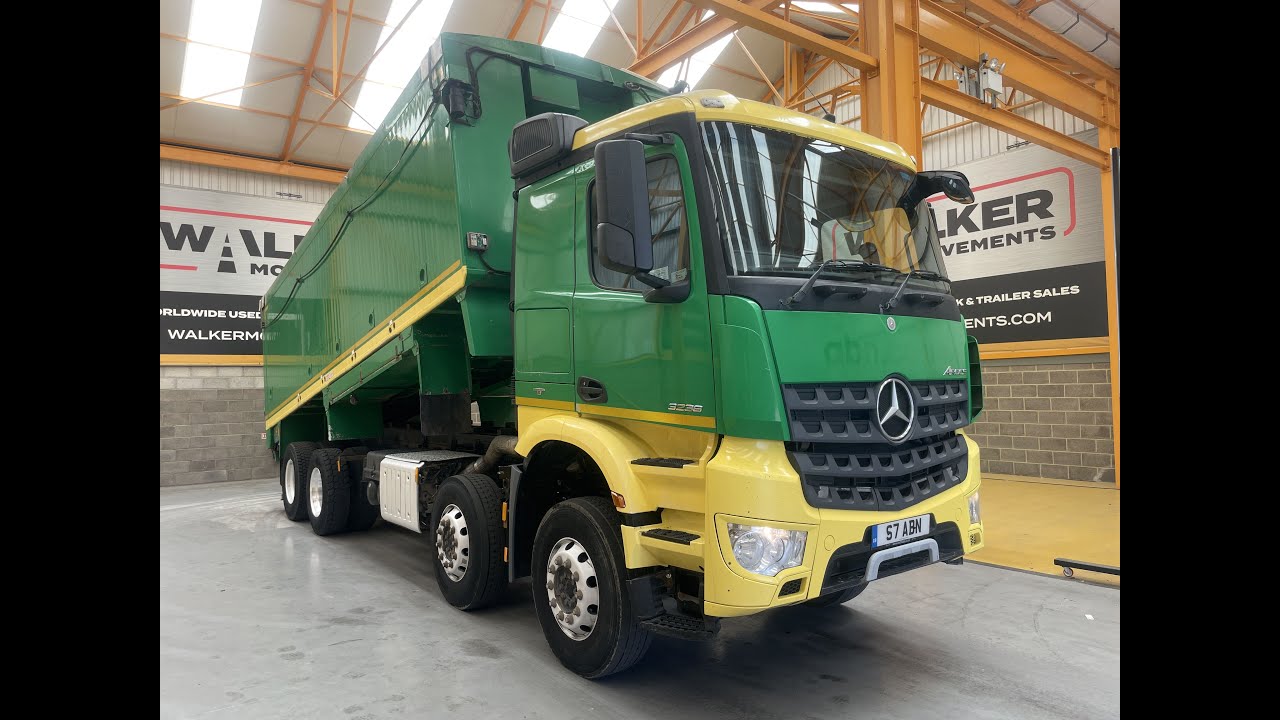 New In Stocklist: MERCEDES AROCS 3236 8X4 *EURO 6* ALUMINIUM BULK ...