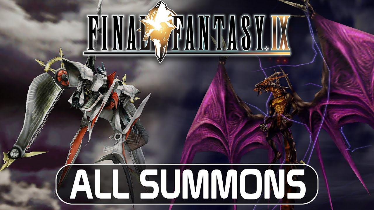 Final Fantasy IX - All Summons (Eidolons) - YouTube