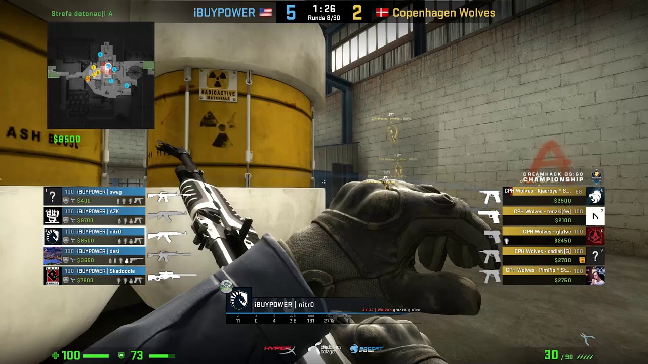 iBUYPOWER vs Copenhagen Wolves - Group B - DreamHack Winter 2014 - CS ...