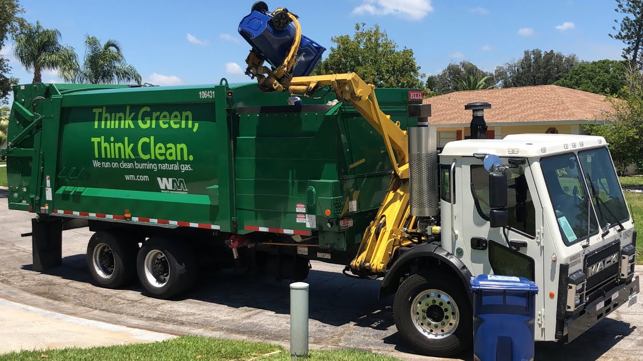 Brand New Garbage Truck: ShinyWaste Management Mack Heil Python - YouTube