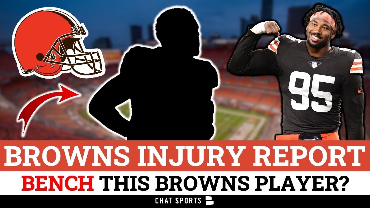 Browns Injury News On Myles Garrett, Denzel Ward + Bleacher Report ...