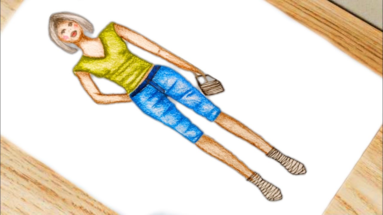 How to drawing:drawing beautiful clothes with me_drawing easy # ...
