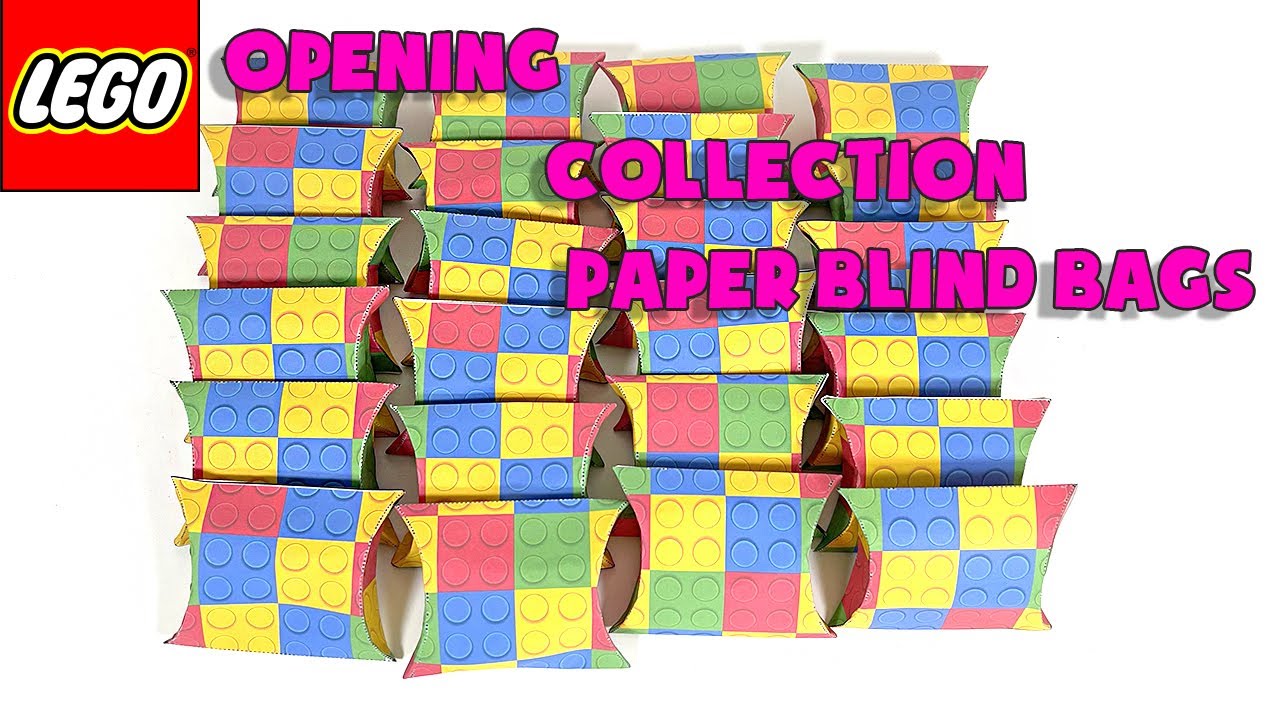 Mystery Lego Collectable Minifigures Paper Pack Opening! Custom Blind ...