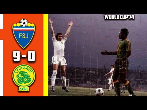 Zaire vs Yugoslavia 0 - 9 Exclusif Group Stage World Cup 74 High Quality