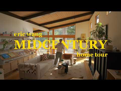 SF Bay Area Midcentury Home Tour | cozy & fun decor, quirky original details, living in nature