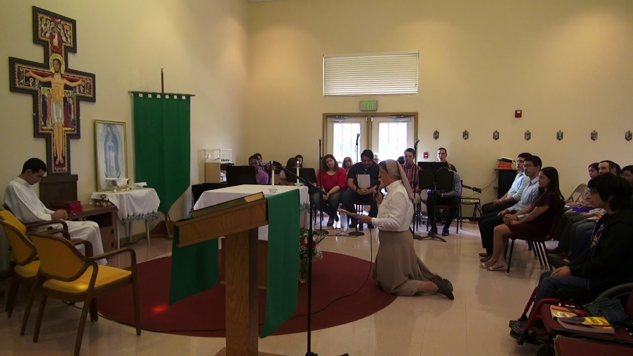 Father Jason Martini gives the Homily at the St. Anthony Catholic ...