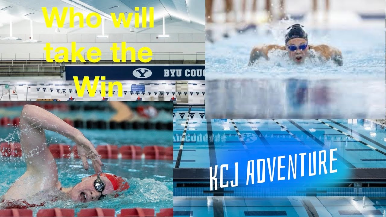First Swim MeetSwim Meet U of U at BYU 4K - YouTube