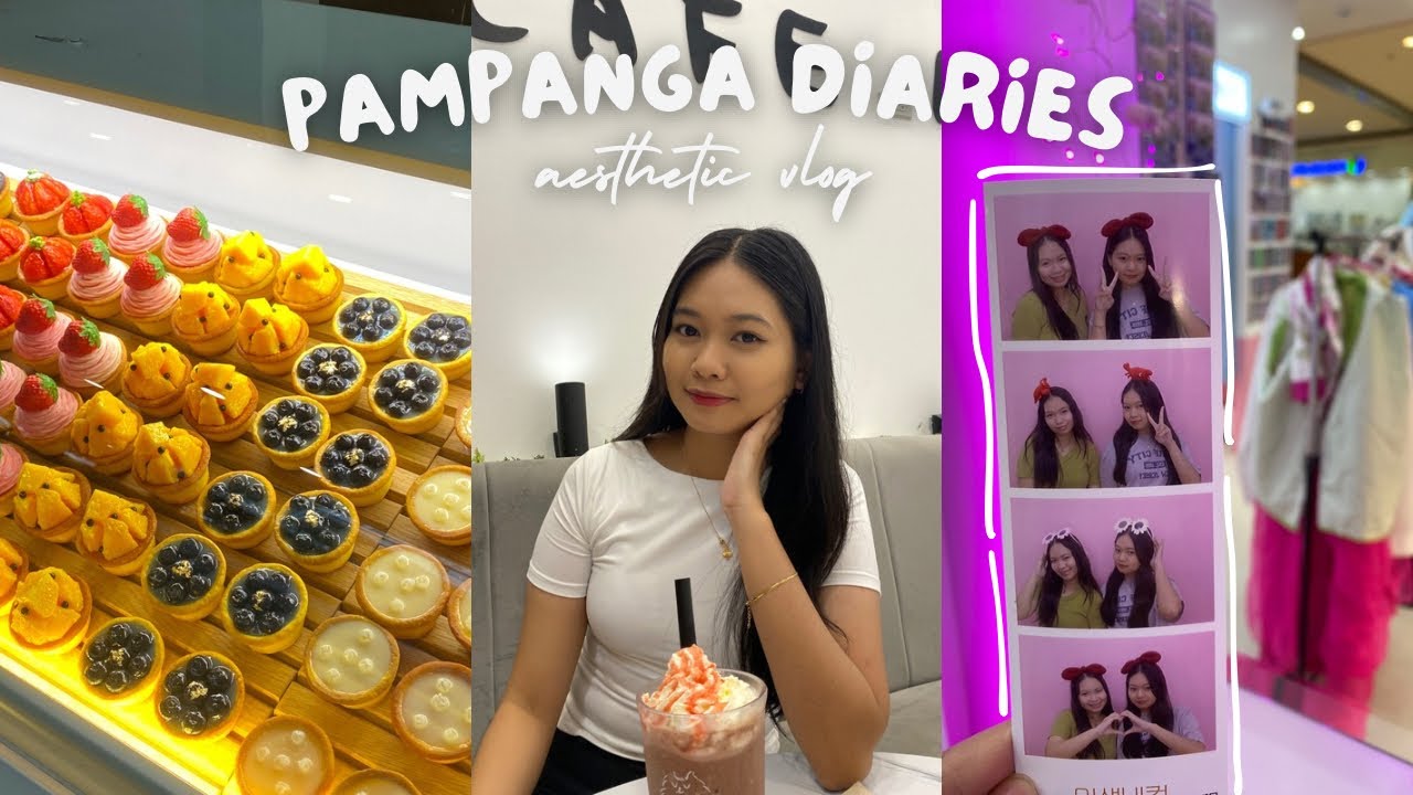 🍃 pampanga diaries • mini vlog, cafe date, window shopping, aesthetic ...