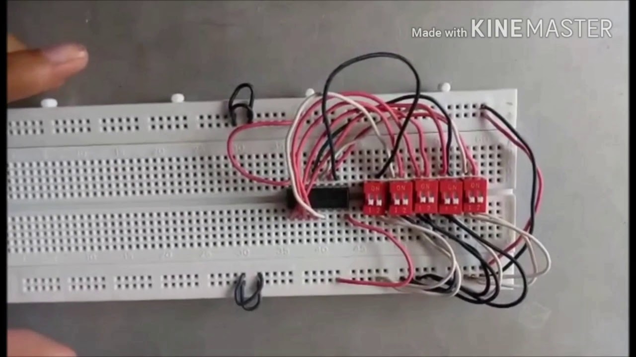 Membuat Rangkaian Encoder Menggunakan IC 74LS147 dengan 9 Input dan 4 ...