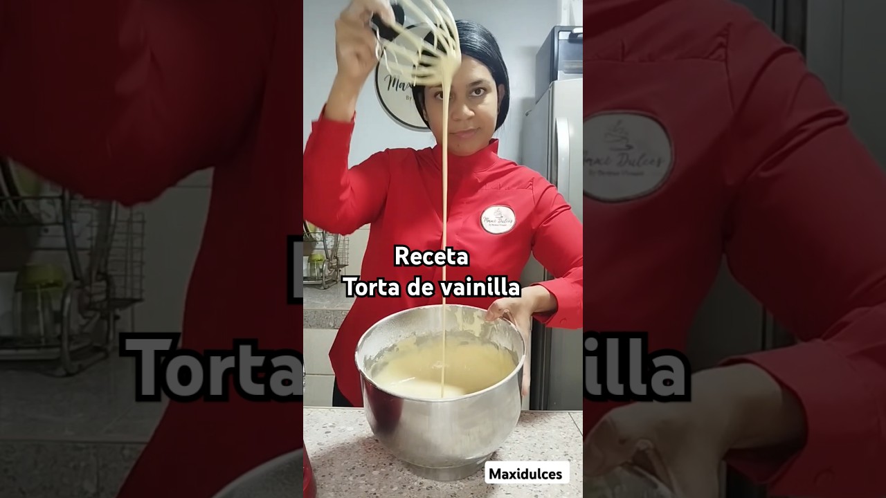 Receta Torta de Vainilla.Como hacer torta de vainilla. Cantidades en ...