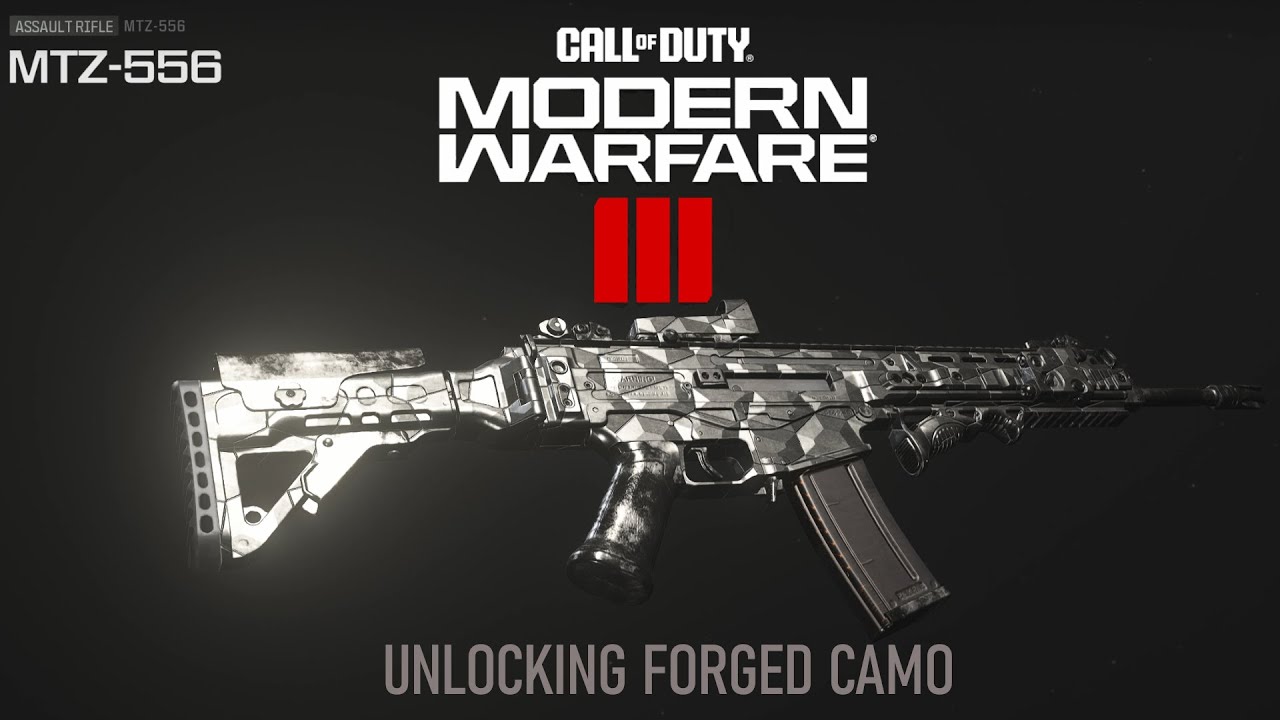 CALL OF DUTY - MODERN WARFARE 3 - UNLOCKING FORGED (PLATINUM) CAMO ...
