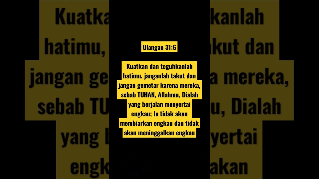Ayat Alkitab Motivasi Kehidupan Kristen - YouTube