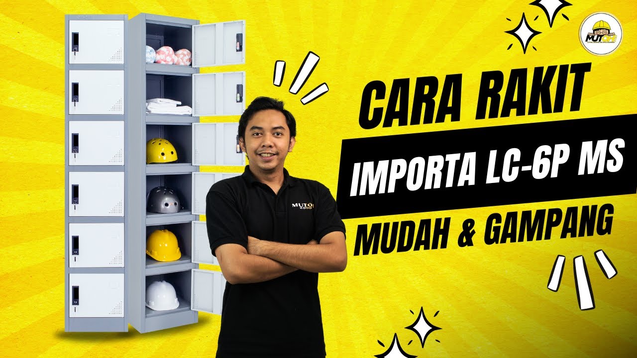 Perakitan Loker Importa LC-6P MS 6 Pintu | MUTOH2000 - YouTube