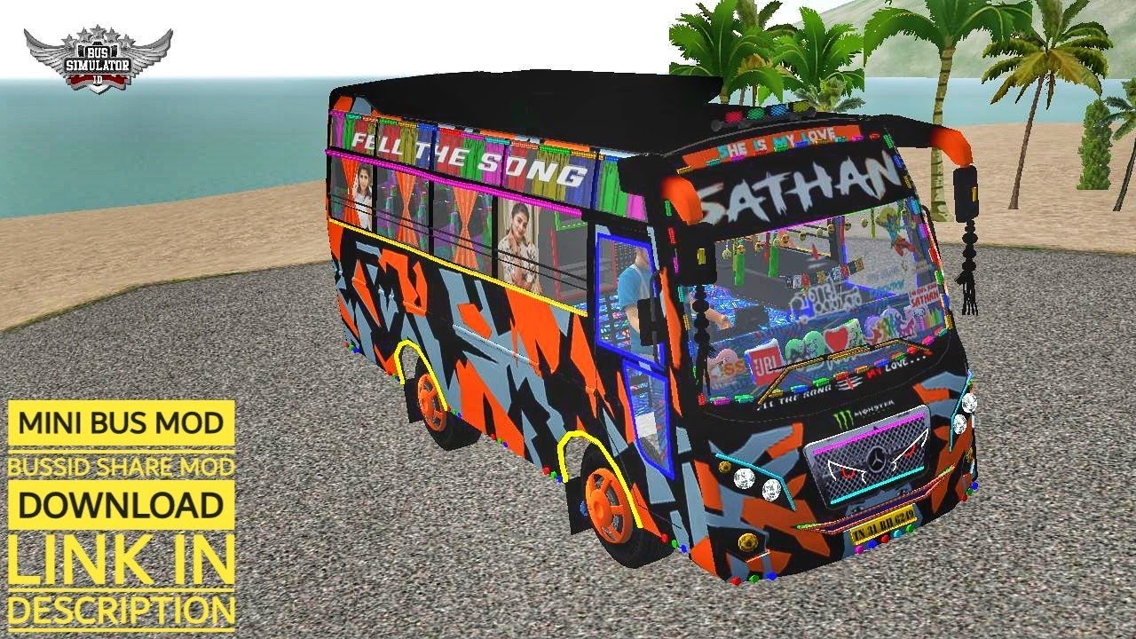 Bussid _ New mini bus mod for bus simulator Indonesia _bussid bus mod ...