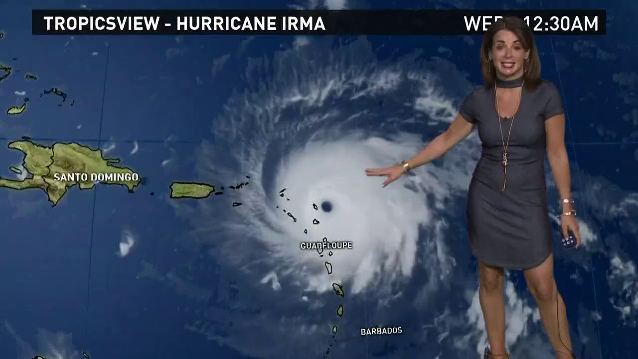 Update on Hurricane Irma's path toward Florida - YouTube