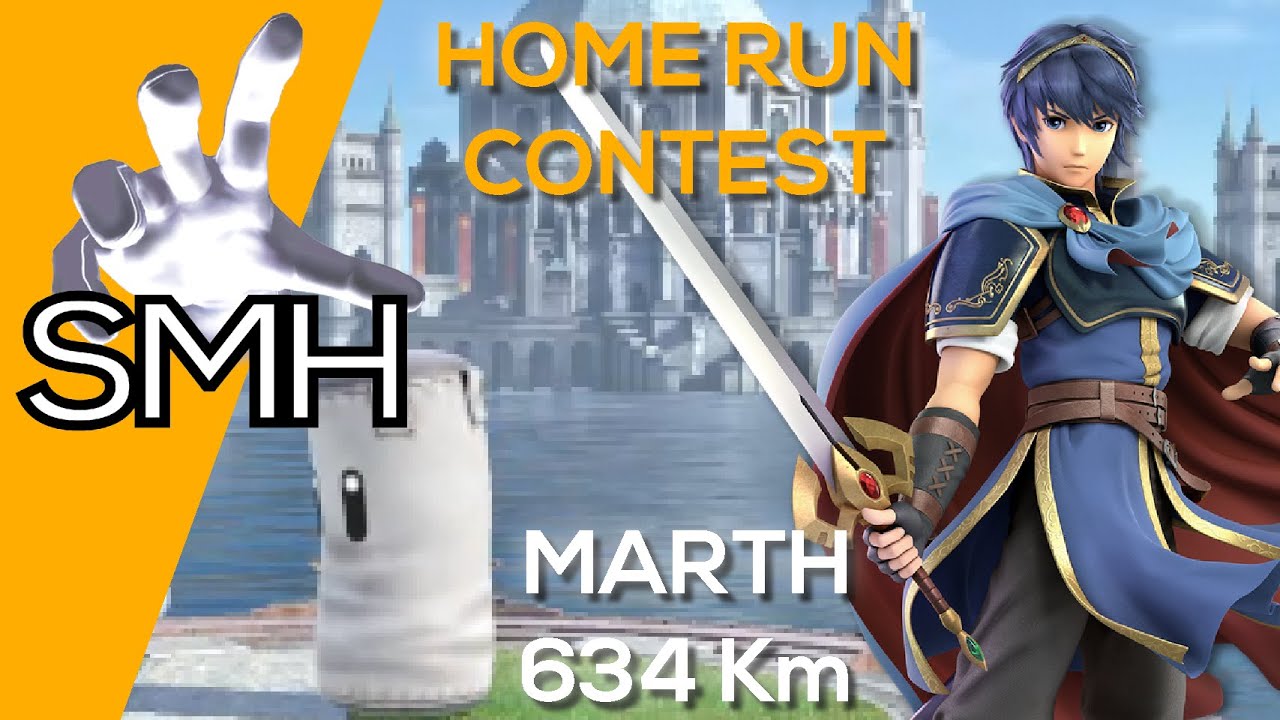 Smash Bros Ultimate - Home Run : Marth 634,184 km - YouTube