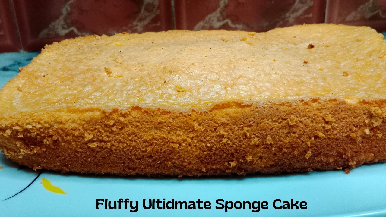 Easy Fluffy Sponge Cake Recipe / Basic Vanilla Sponge Cake Recipe ...