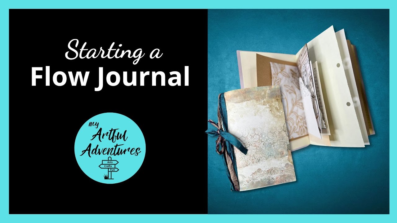 Starting a Flow Journal | Junk Journal | Ephemera - YouTube