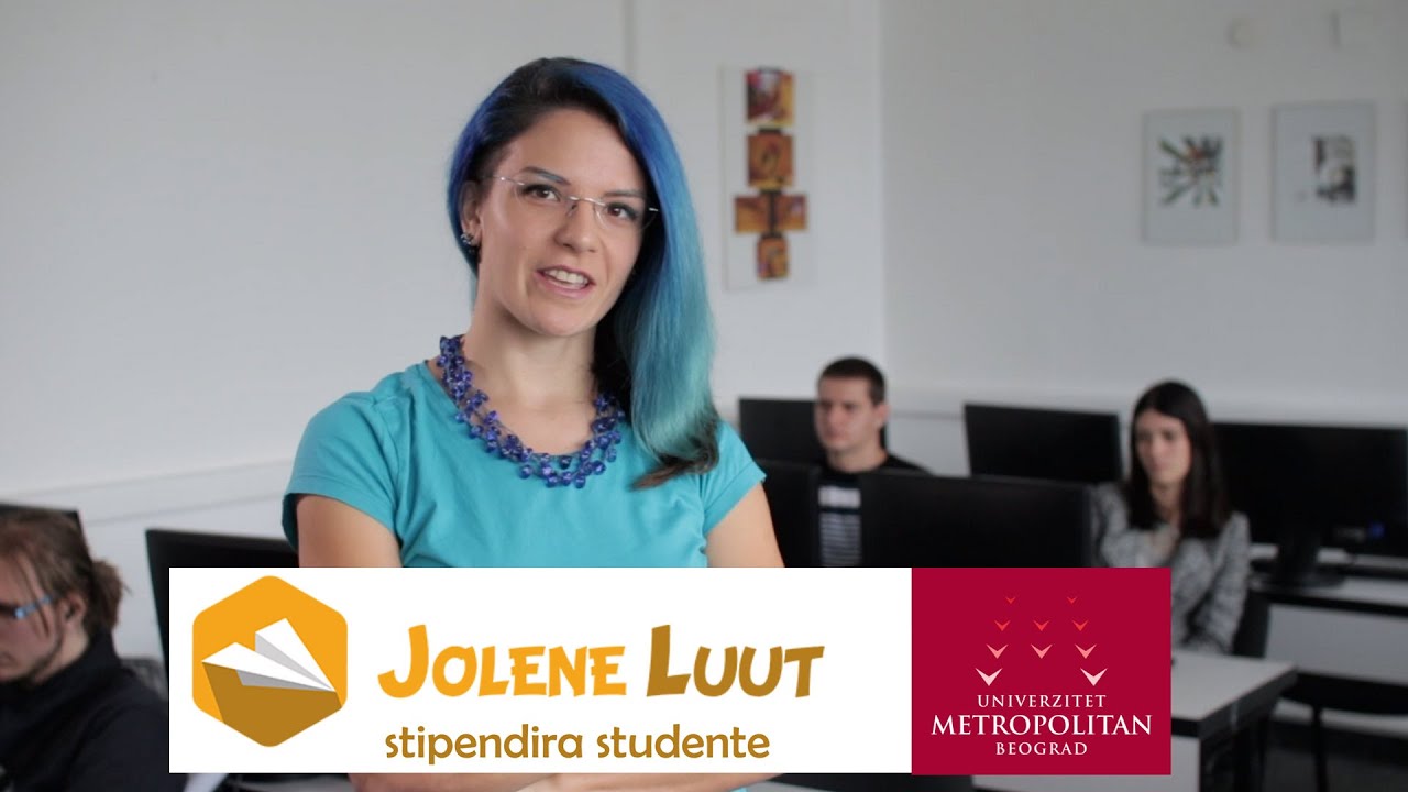 Firma Jolene Luut stipendira studente master studija - YouTube