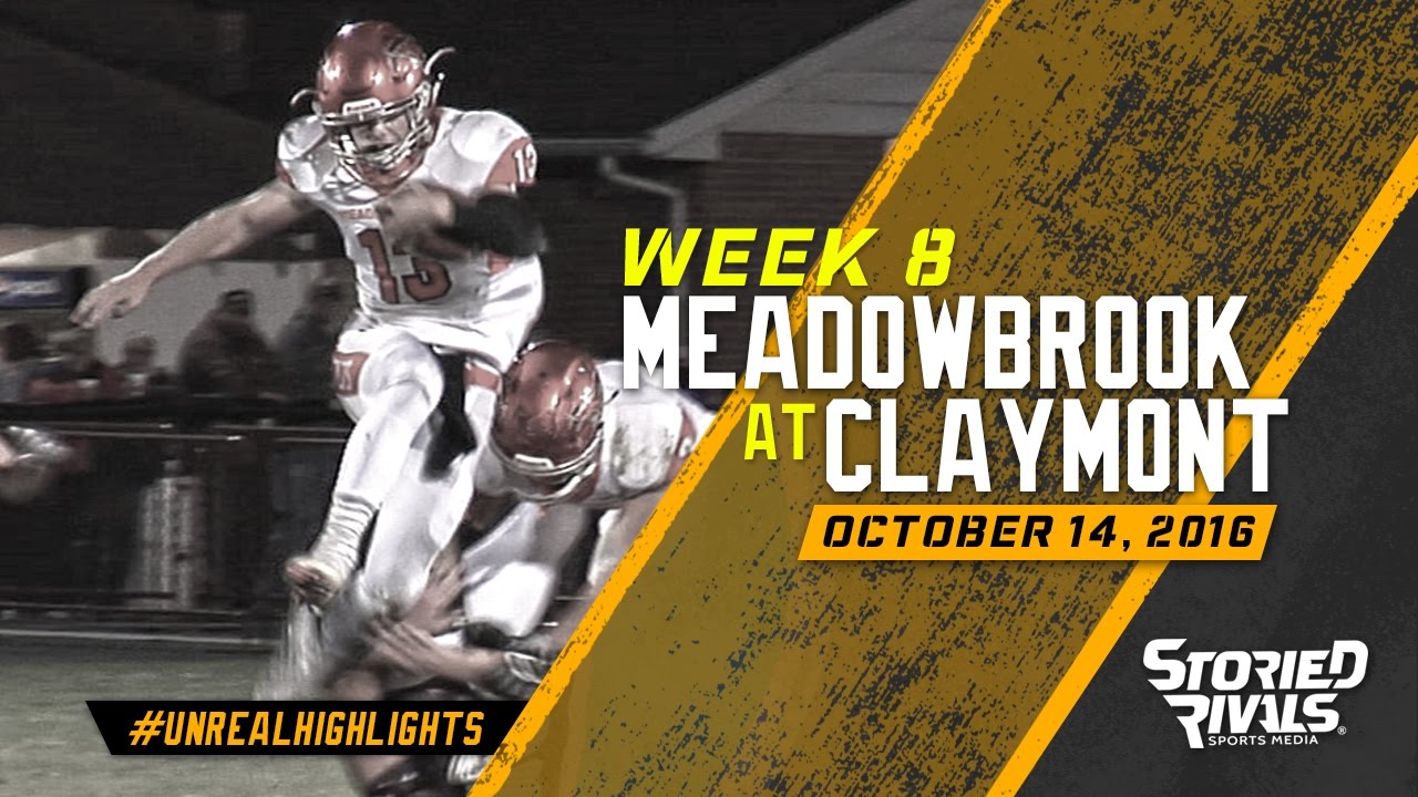 HS Football | Meadowbrook at Claymont [10/14/16] - YouTube