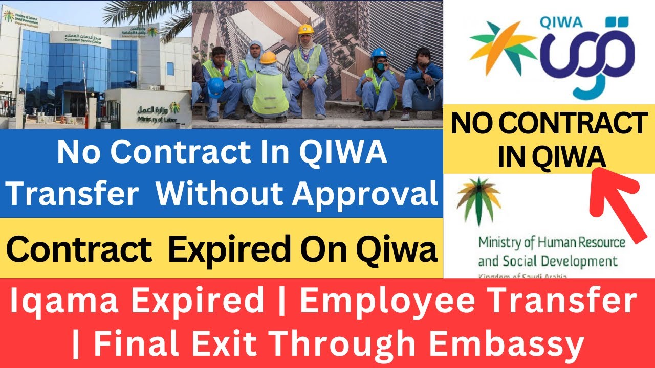 Qiwa Par Contract Expired Hai | Employee Transfer | No Contract in Qiwa ...