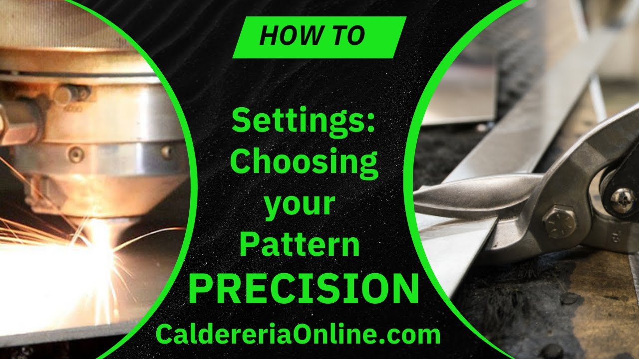 Settings (5) PRECISION - unfolding Sheet metal patterns and TEEs online ...