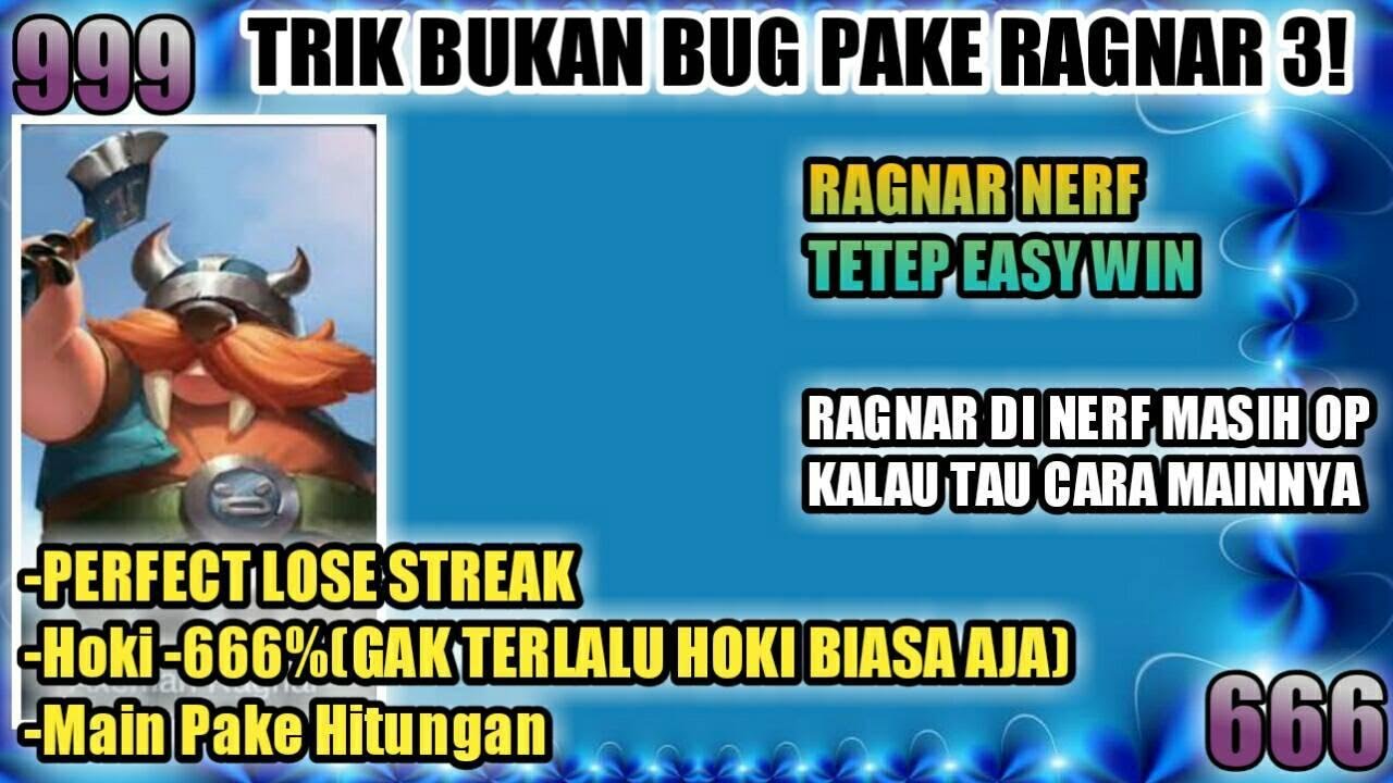 TRIK CURANG PAKE Commander RAGNAR SETELAH DI NERF! CARA MAIN LOSE ...